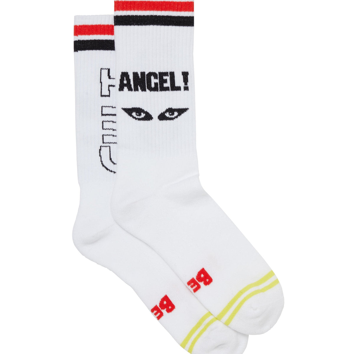 Bella Freud Cult Of Angels Socks - White