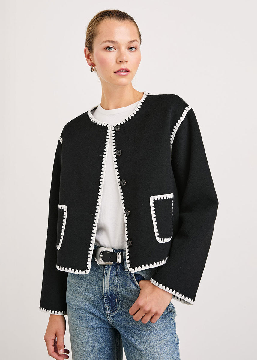 Melanie Jacket - Black – KitiCymru